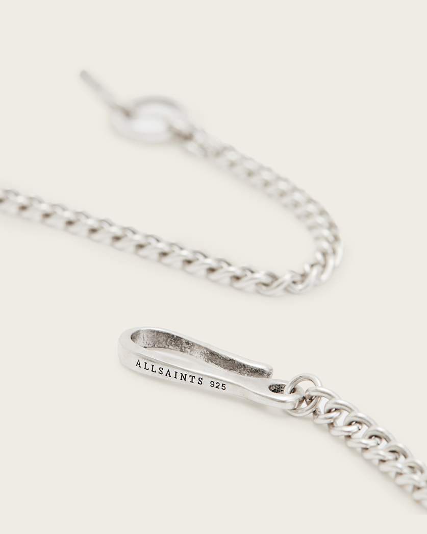 Curb Sterling Silver Chain Necklace WARM SILVER | ALLSAINTS